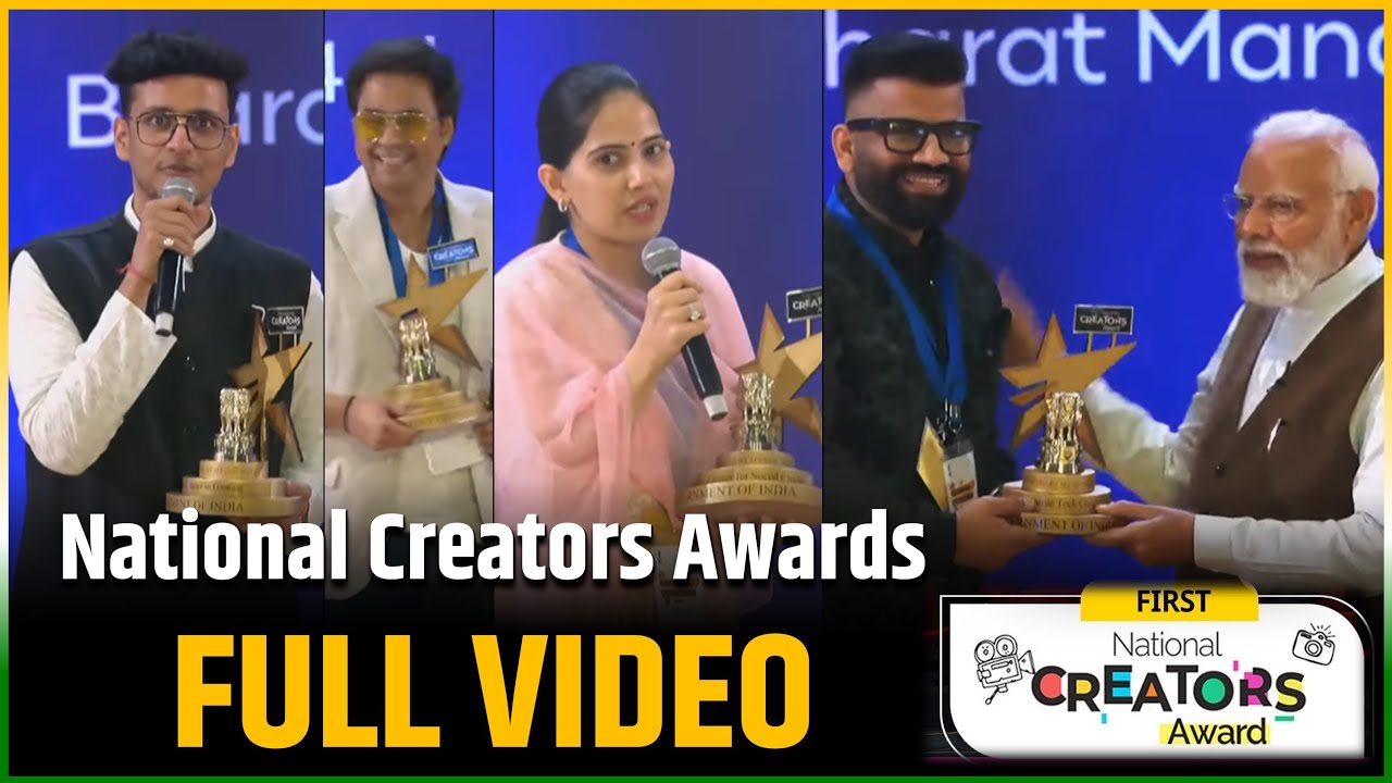 National Creator Awards Full Video | RJ Raunak,technical Guruji,triggered Insaan,Ranveer ...