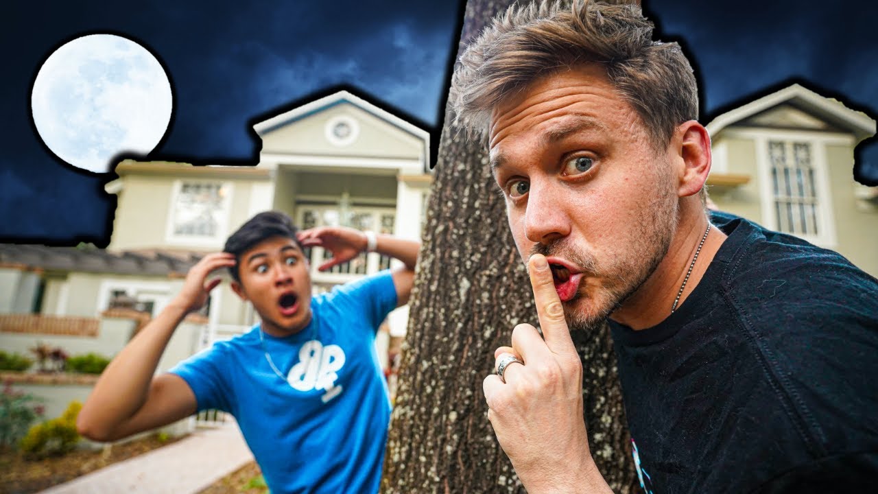 MOREJSTU SNEAKING INTO OUR HOUSE?! **CAUGHT** - YouTube