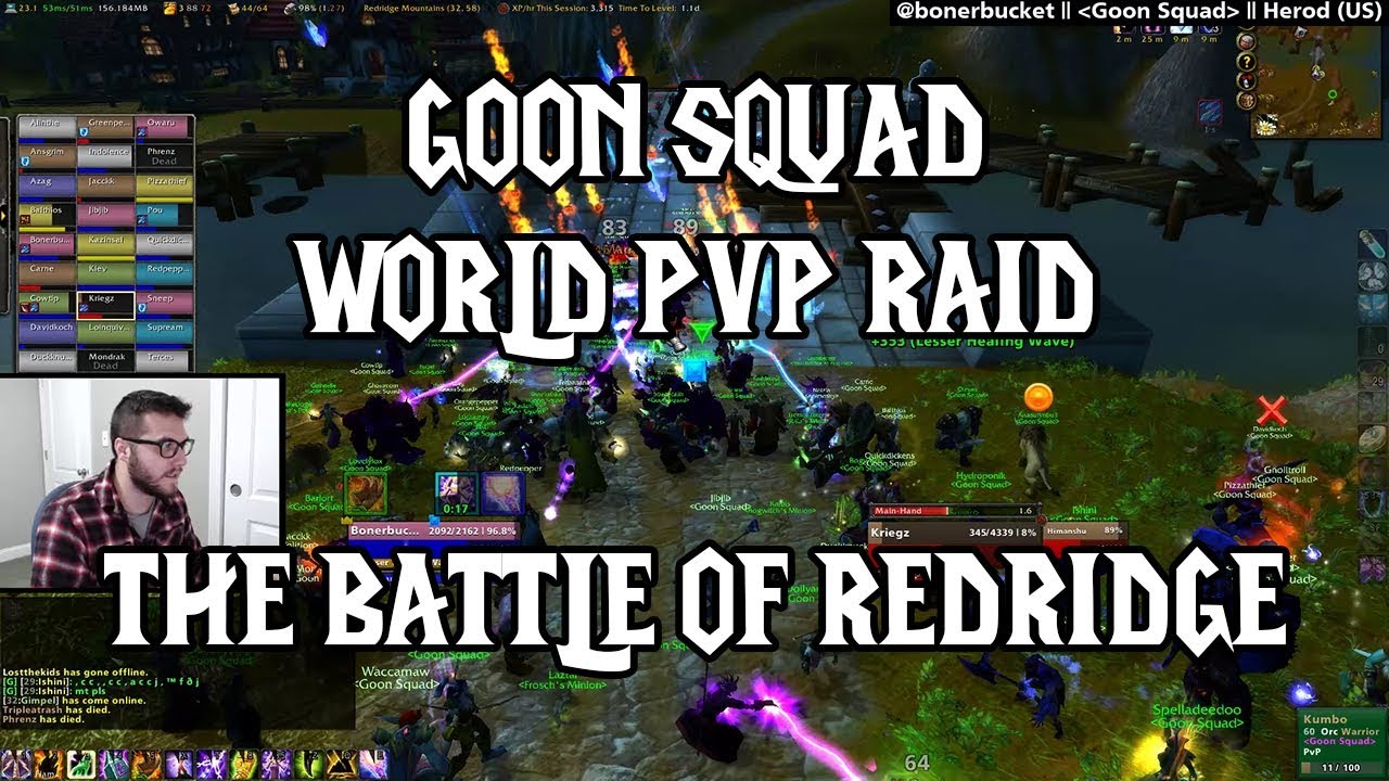 GOON SQUAD - The Battle of Redridge (9/17/19) - WoW Classic World PVP ...