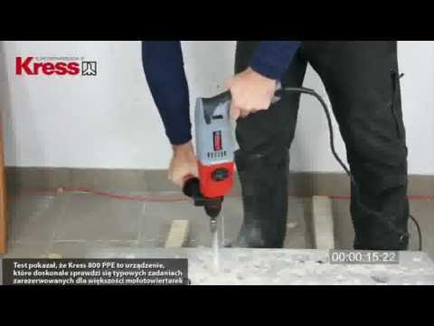 Test młoto-wiertarki Kress 800 PPE