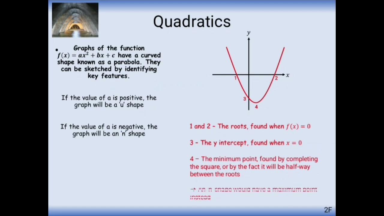 Quadratics part 2: Functions and graphs - YouTube