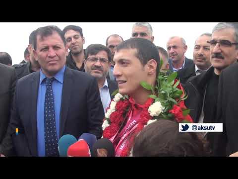 Şampiyon Yüzücü Beytullah Eroğlu'na  Kahramanmaraş'ta Coşkulu Karşılama