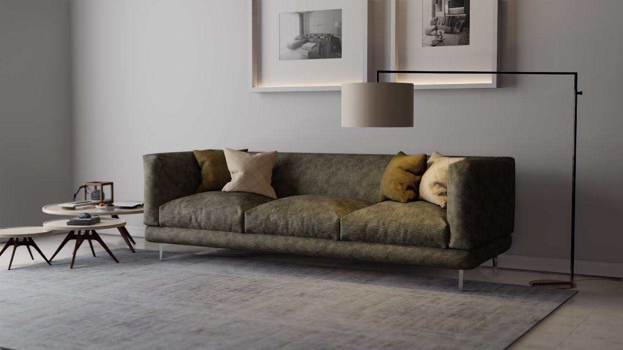 How to Model a Couch in Blender - YouTube
