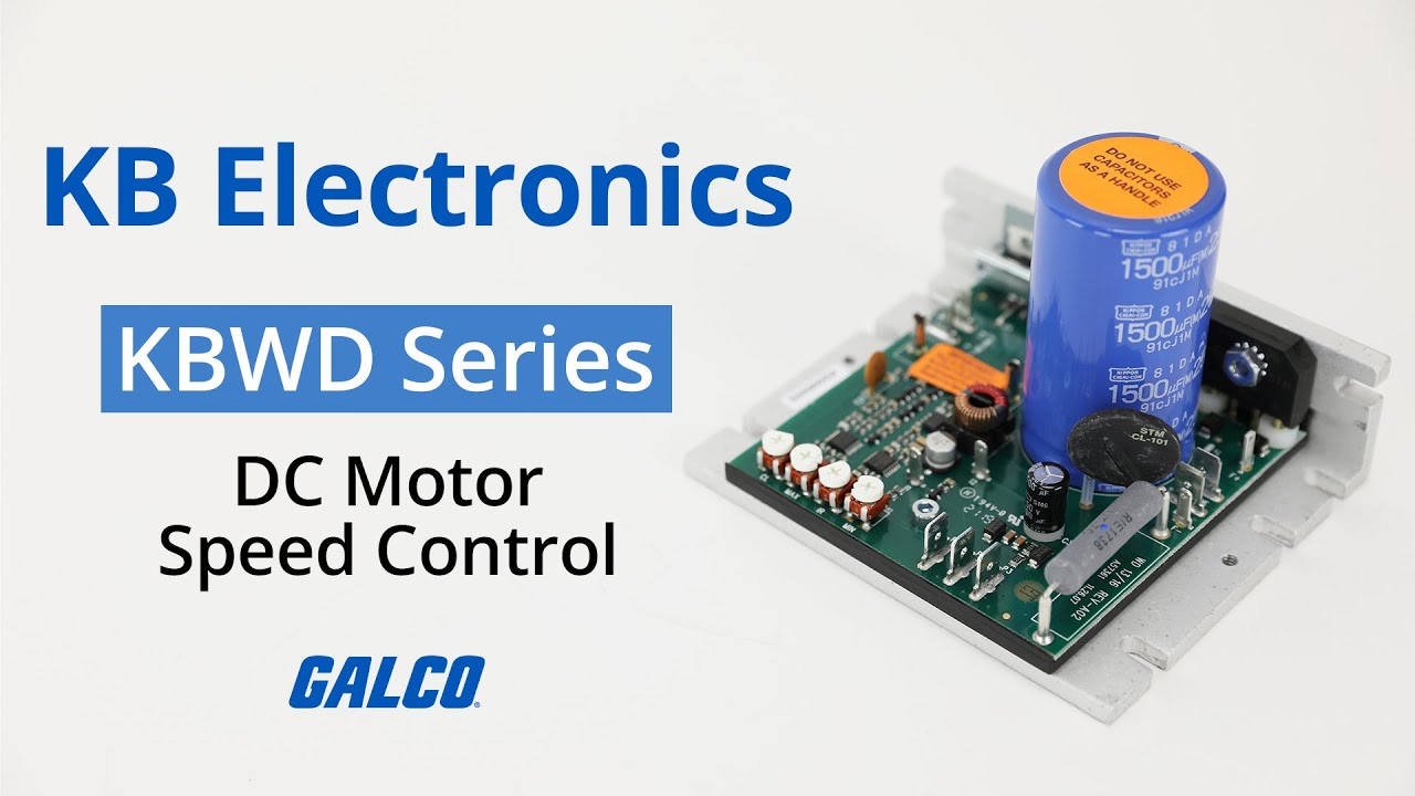 KB Electronics KBWD Series DC Motor Speed Control - YouTube