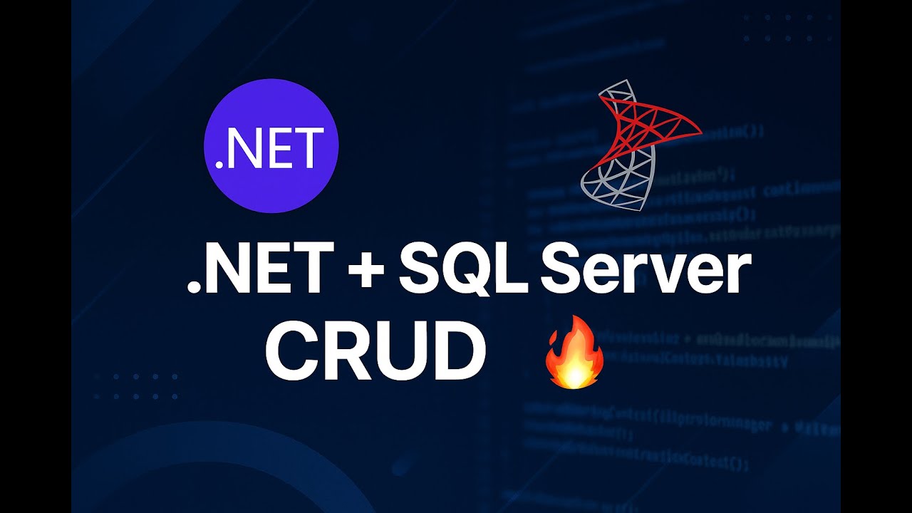 ASP .NET CRUD Operations | C# | SQL | Part 2 - YouTube