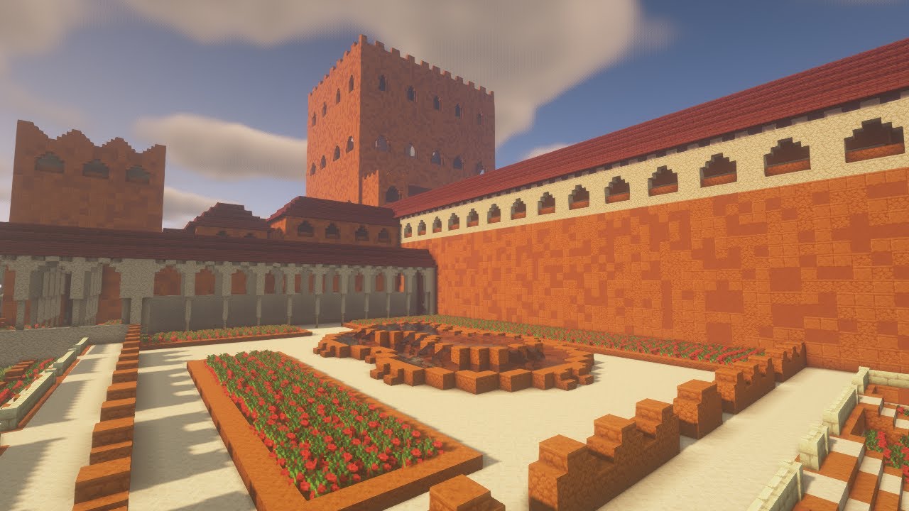 Alhambra from Civilization 6, but in Minecraft (Remastered) - YouTube