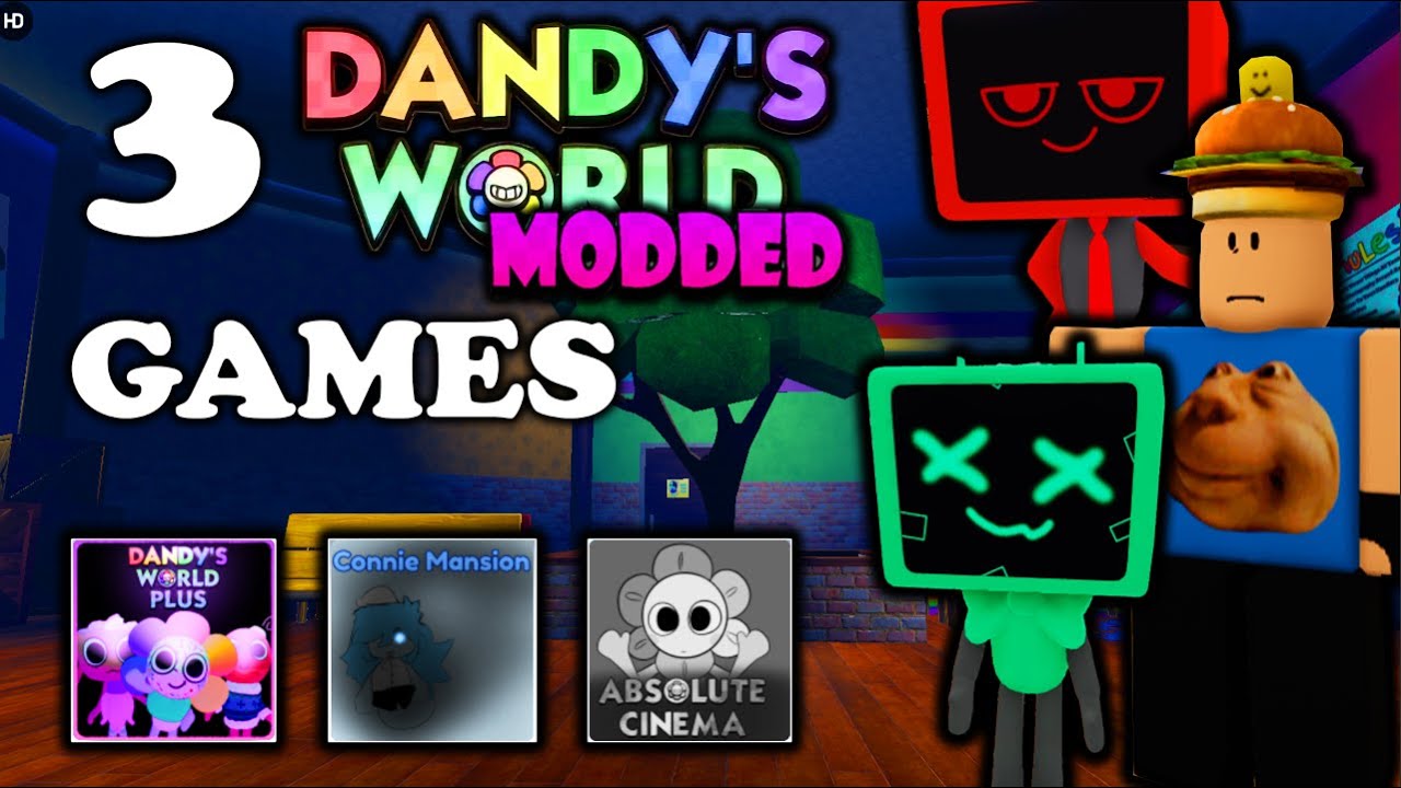 3 NEW DANDY'S WORLD MODDED GAMES YOU HAVE TO PLAY | Dandy's World ...