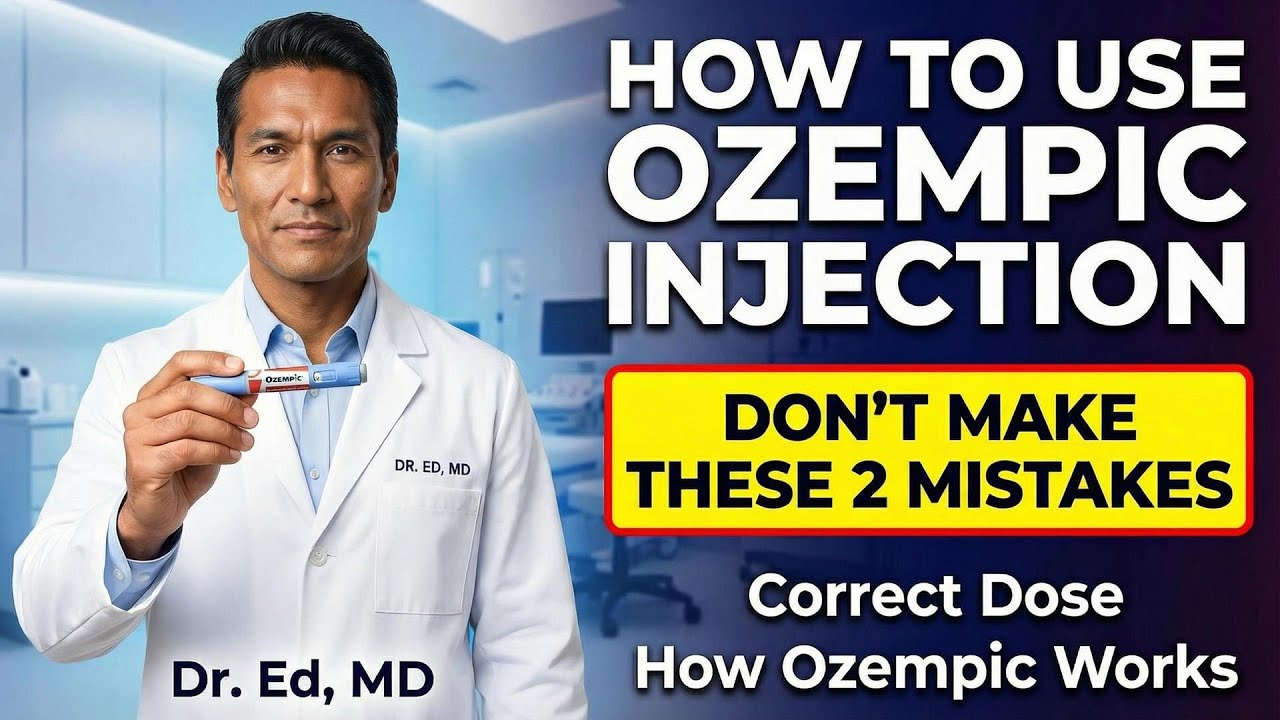 How to Use & Inject Ozempic (semaglutide) Injection Pen For Weight Loss ...