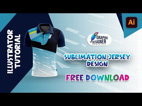 Sublimation Jersey Design | Adobe Illustrator | Tutorial | Sublimation ...