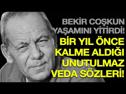 Usta gazeteci Bekir Coşkun'un unutulmaz veda yazısı!