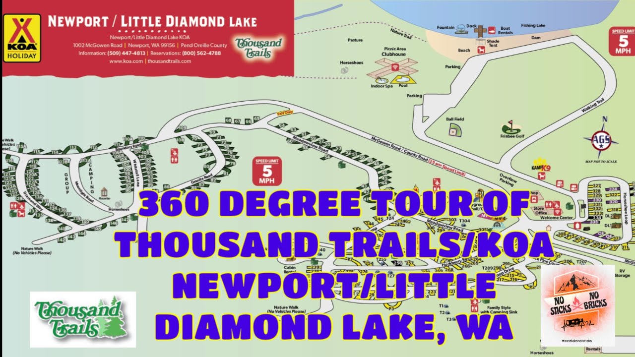 360° Park Virtual Tour - Newport/Little Diamond Lake Thousand Trails ...