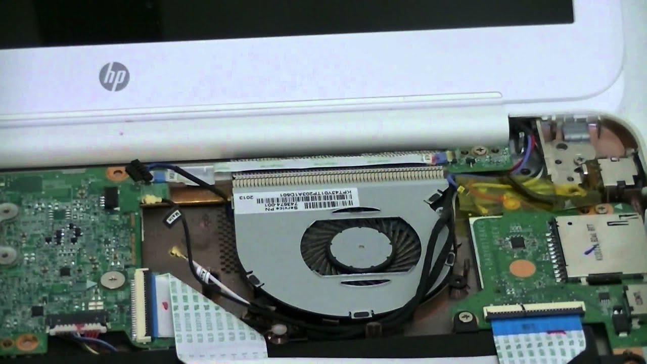 Disassembly of HP Chromebook 14 - YouTube