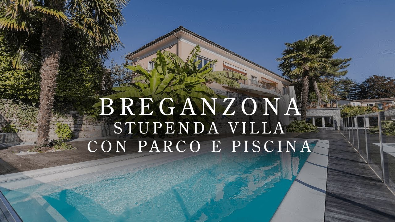 Breganzona - Stupenda villa con parco e piscina - YouTube