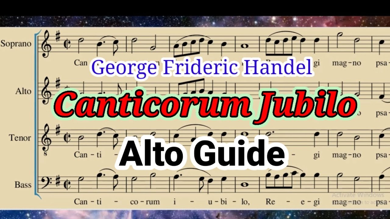 Canticorum Jubilo_Alto Guide - YouTube
