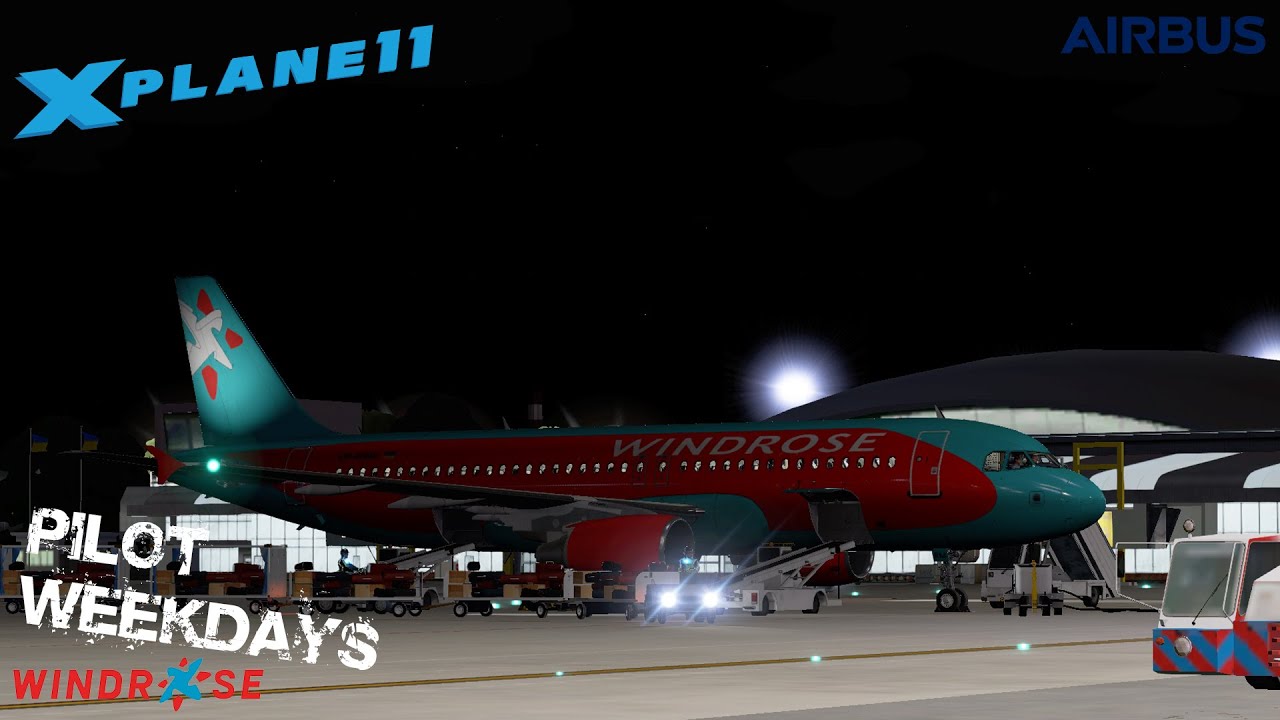 FF Airbus a320 | Львів - Бориспіль(Київ) | UKDD - UKBB | "Windrose ...