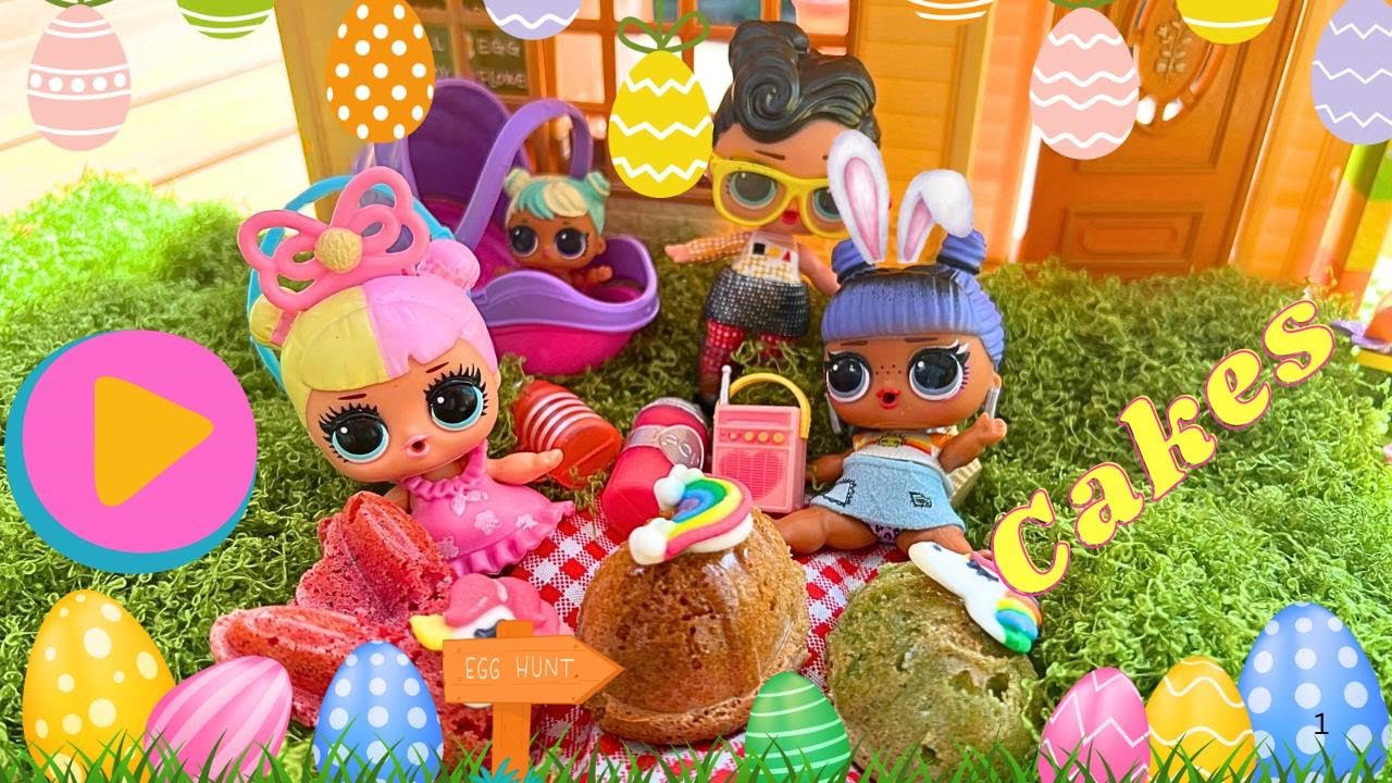 Пасхальные сладости для ЛОЛ. Easter cakes for LOL. - YouTube