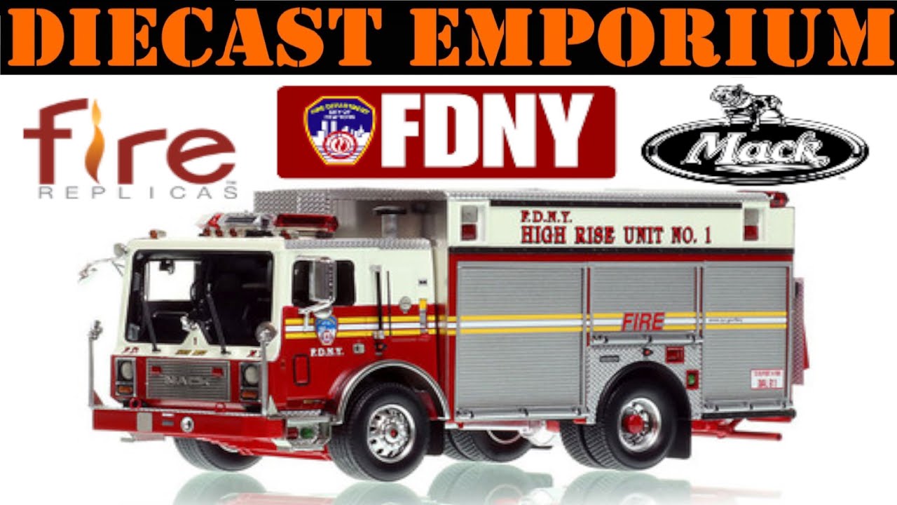 1:50 Scale Fire Replicas FDNY Mack MR/Saulsbury High Rise Unit 1 ...