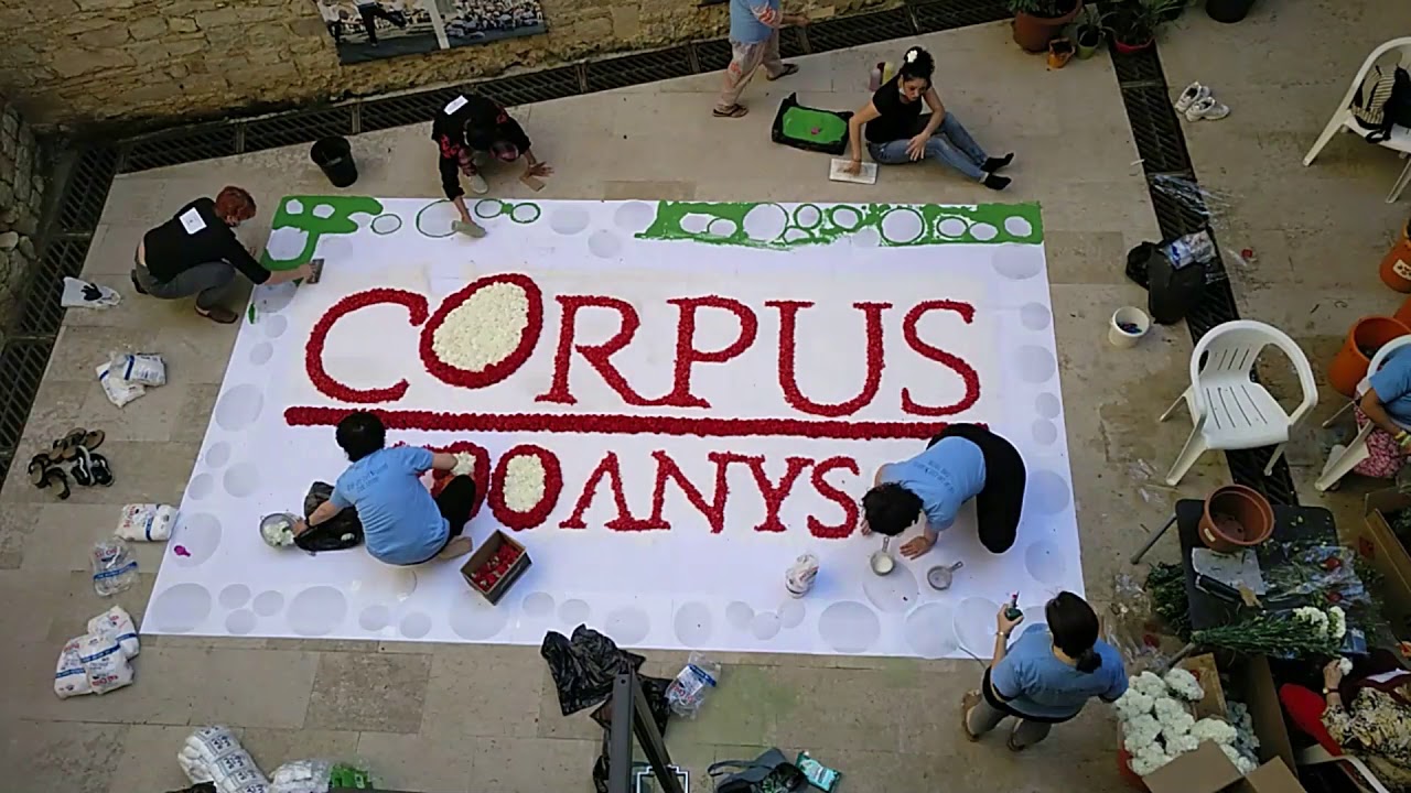 Catifa de La Casa dels Entremesos de Barcelona - Corpus 2020 - YouTube