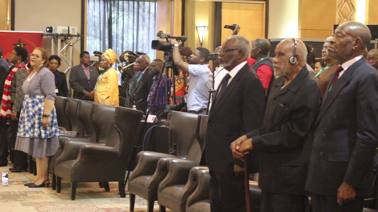 Namibia National Anthem and AU Anthem_Ya Toivo 6 June 2017 - YouTube