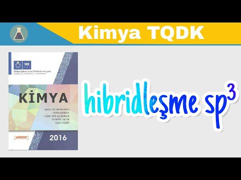 Kimya dersi 33. Hibridlesme (hibridleşme sp3)