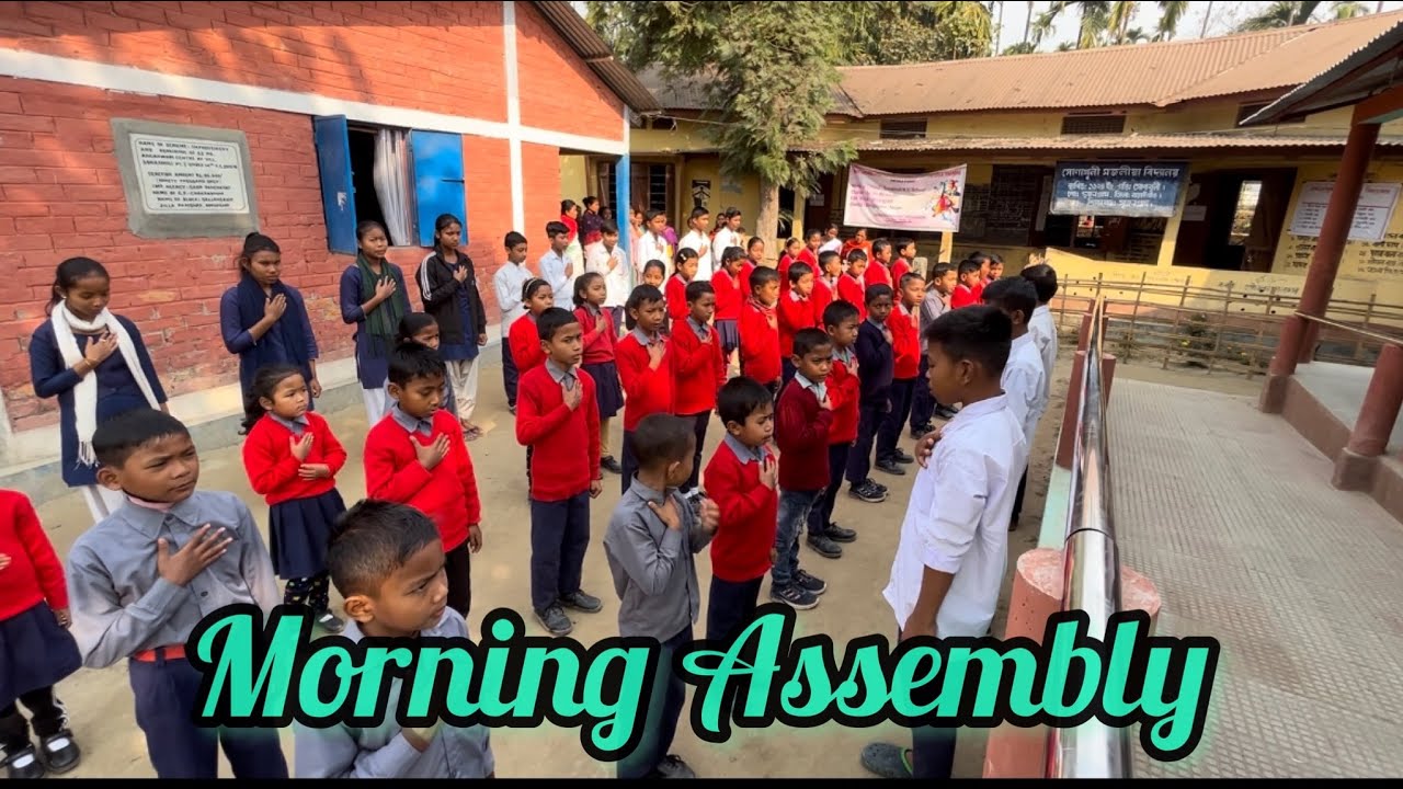 Morning Assembly ||School Days - YouTube