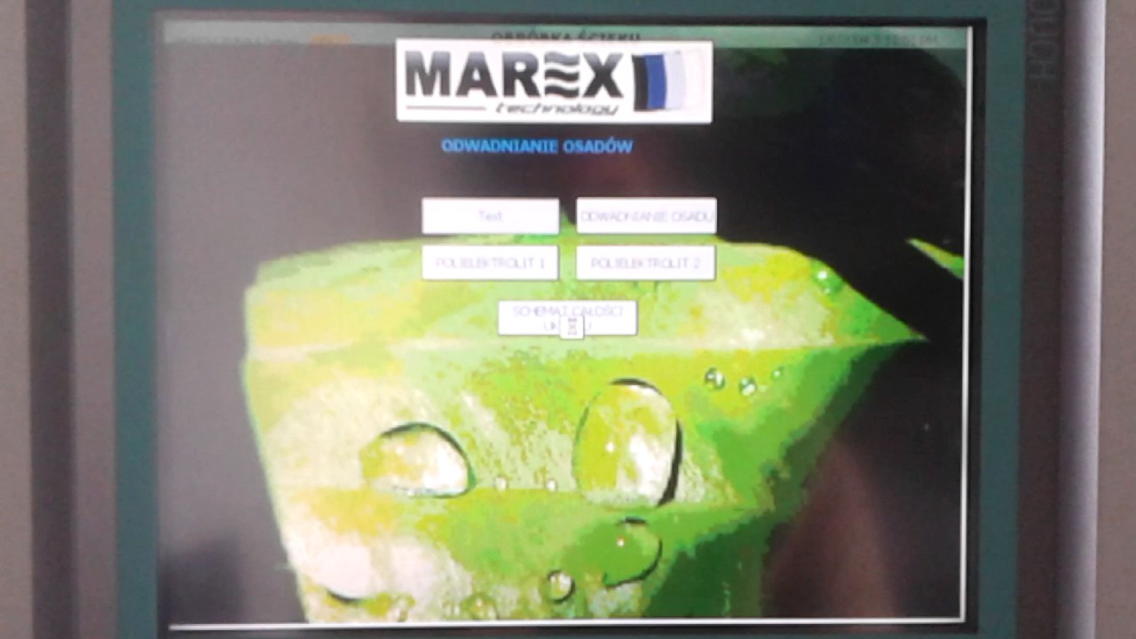 MAREX TECHNOLOGY | Automatyczne sterowanie pracą oczyszczlani - YouTube