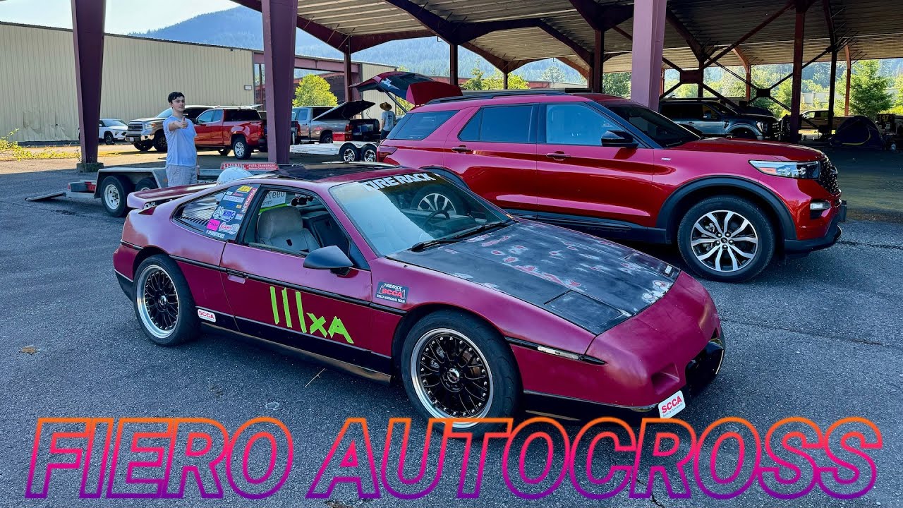 Supercharged Fiero Autocross - SCCA Solo Oregon Region - National Tour ...