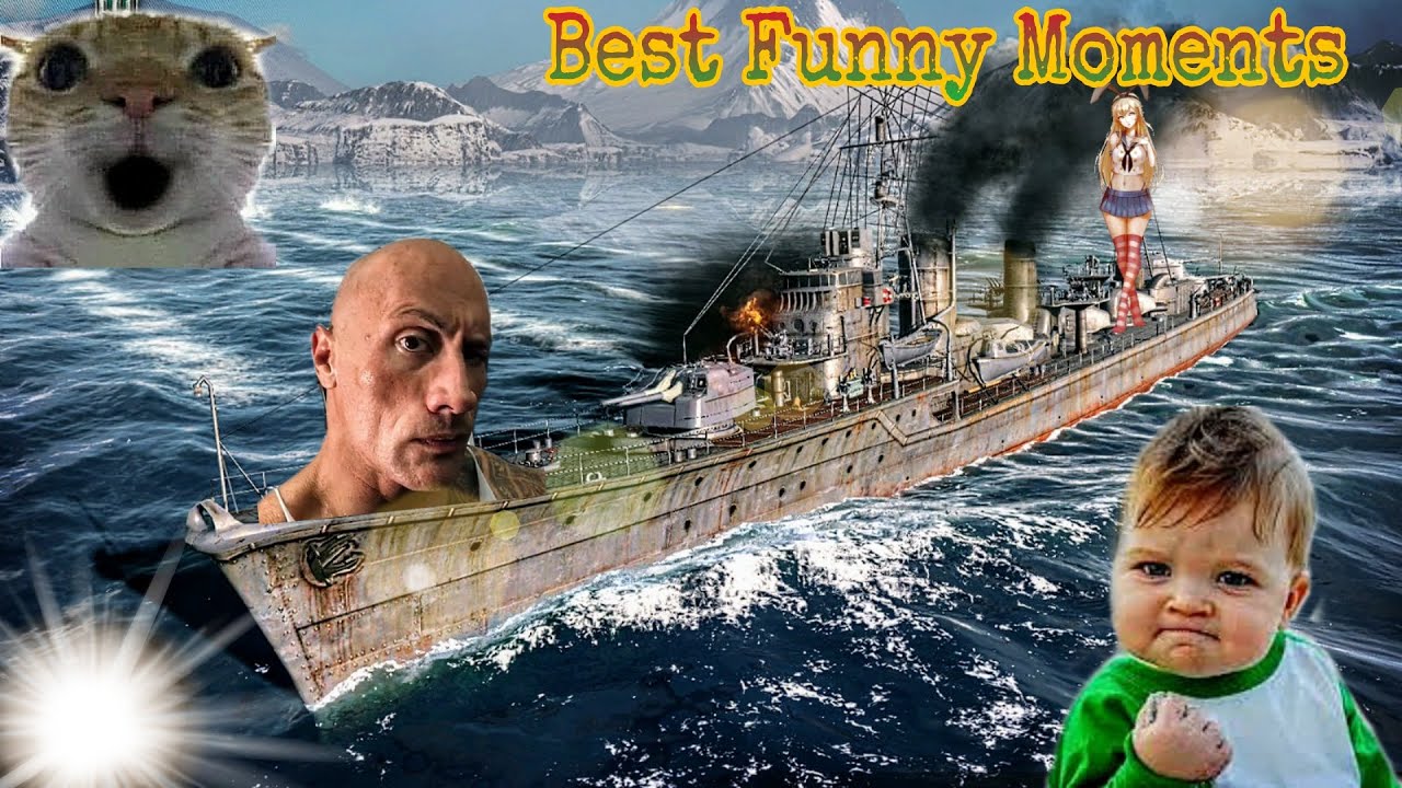 Best funny moments compilation| World Of Warships Blitz #2023 - YouTube