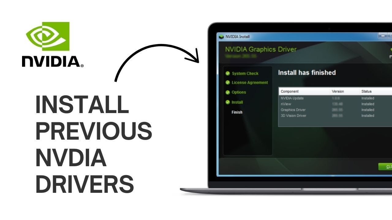 How to Install Previous NVDIA Drivers & Downgrade to Older NVIDIA ...