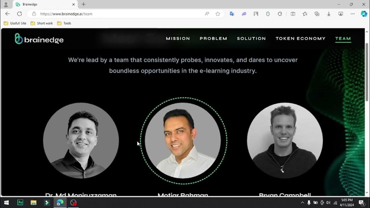 Brainedge is the first-ever AI and token-powered online learning platform - YouTube