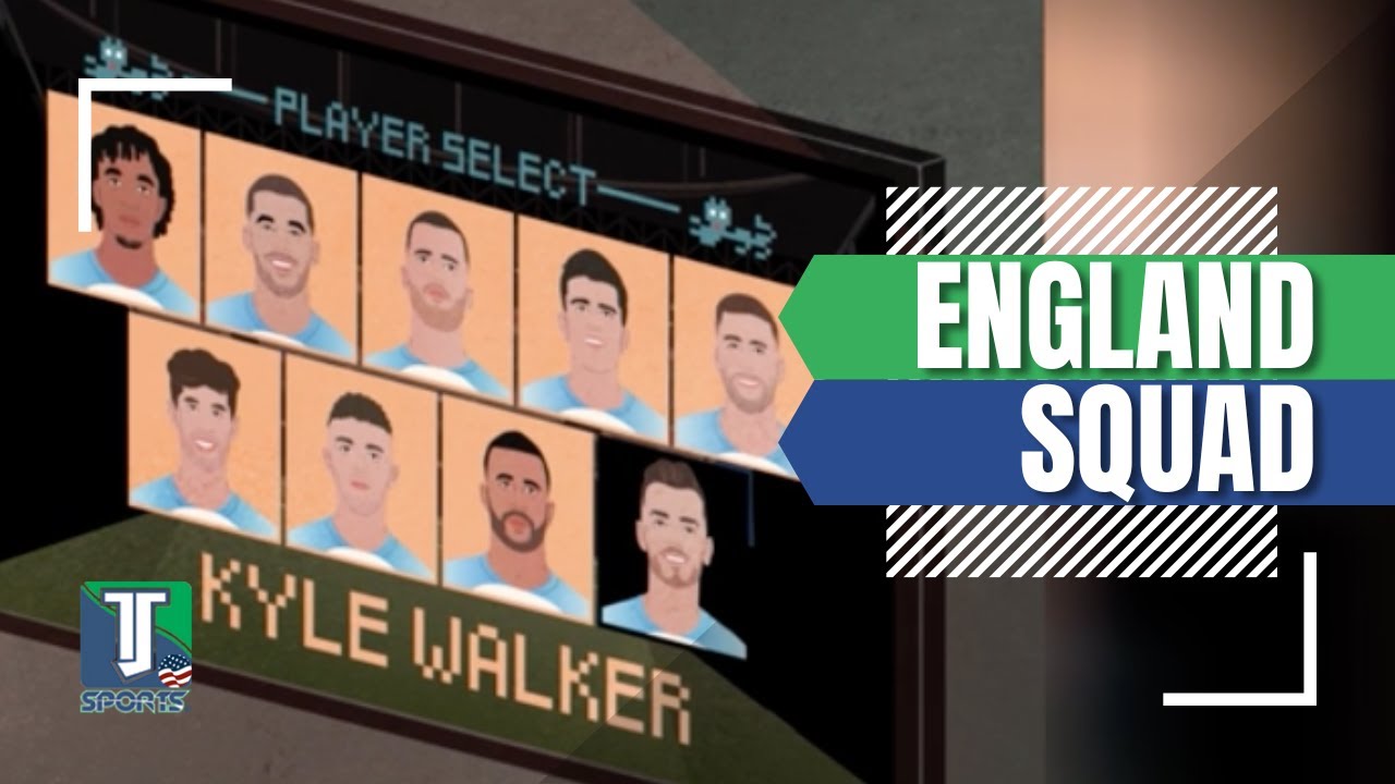 WATCH: England World Cup squad announced in slick animation - YouTube