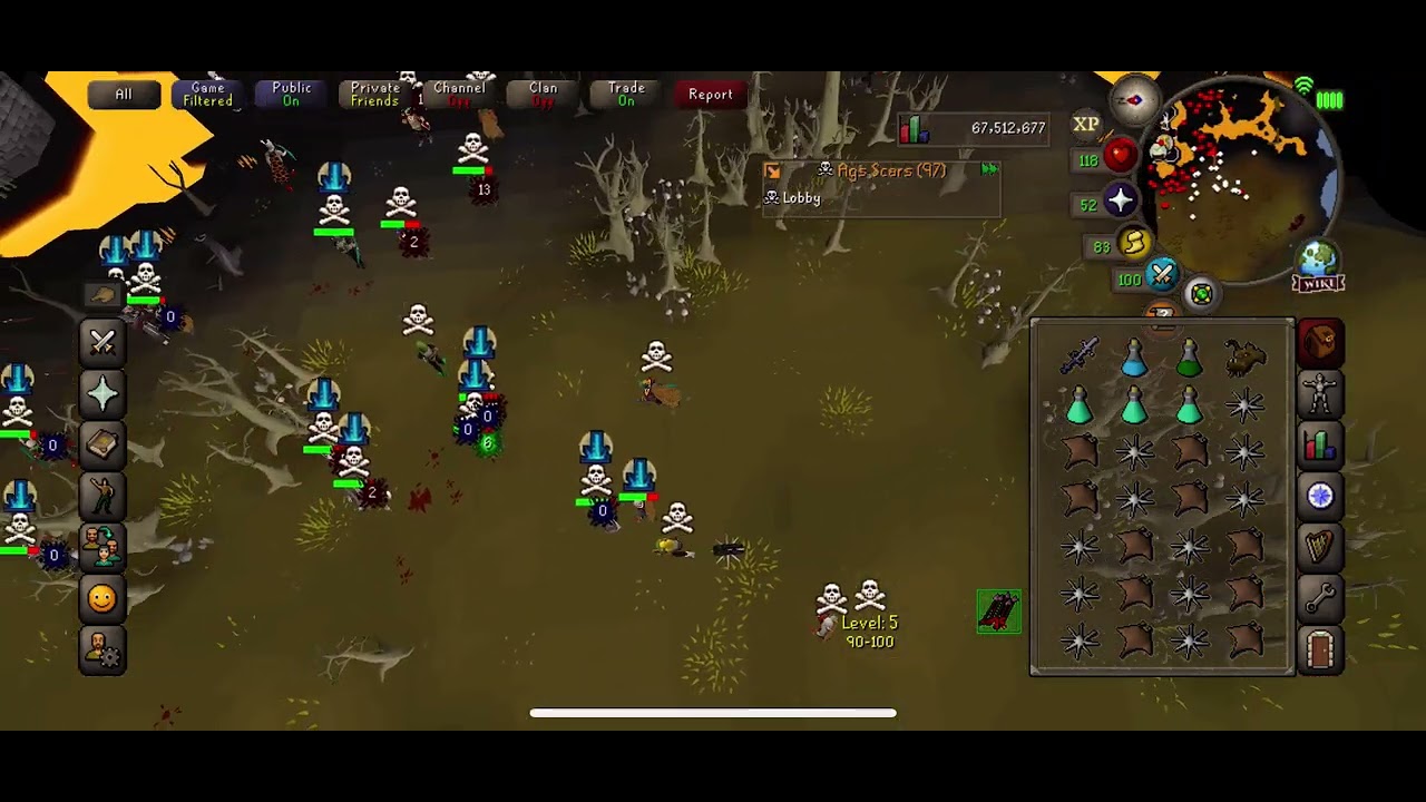 Osrs mobile Pking iPhone 13 Pro bounty Hunter mini game - YouTube