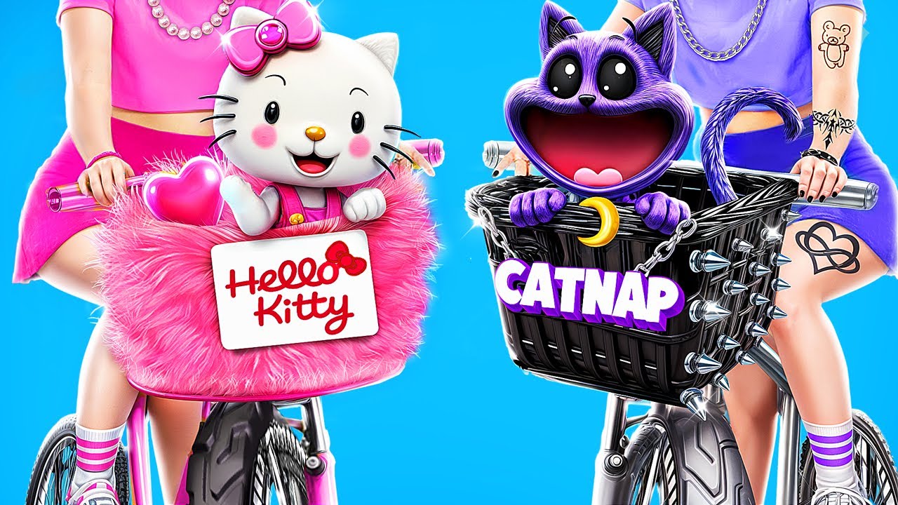 Преображение комнаты мечты! Catnap vs Hello Kitty - YouTube