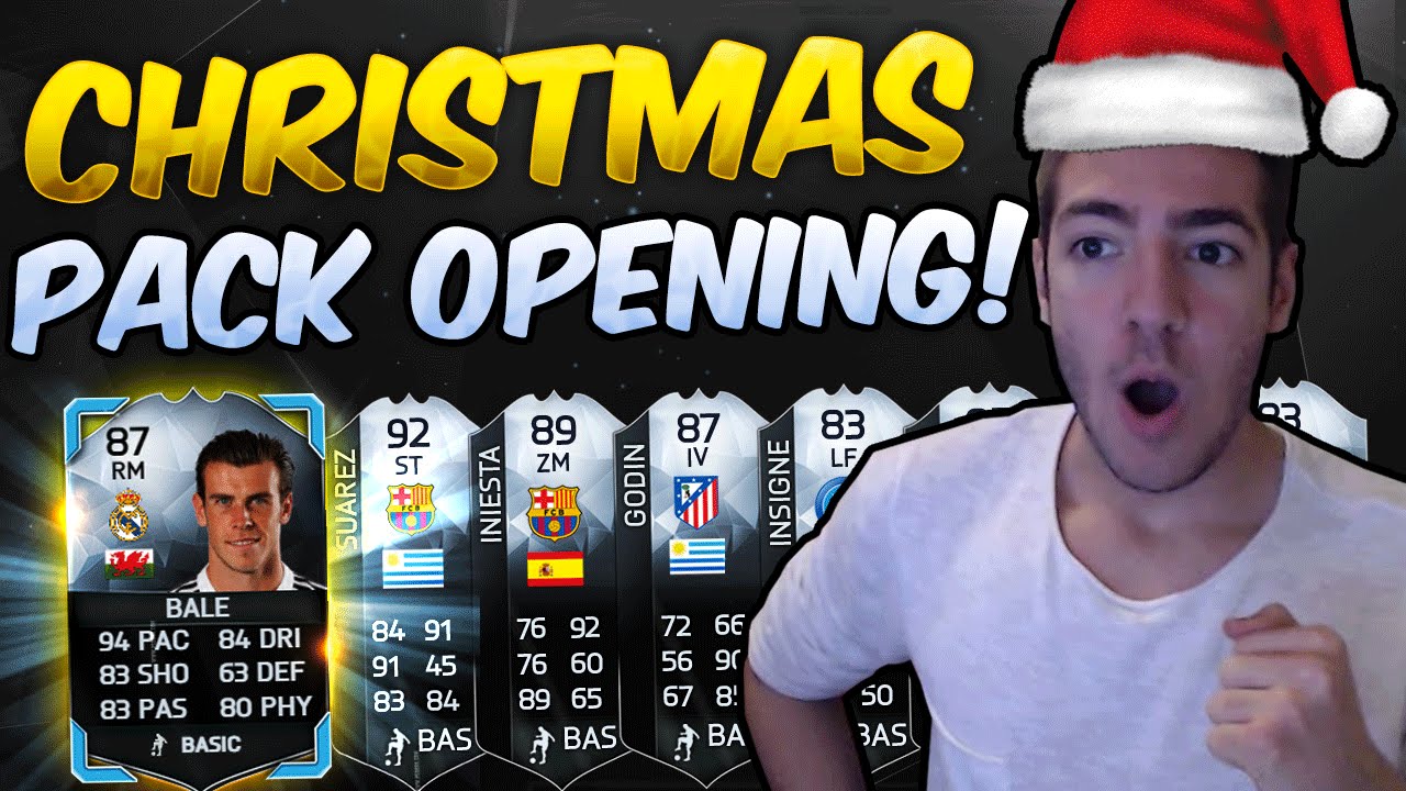FIFA 16 - CHRISTMAS PACK OPENING!!! - YouTube