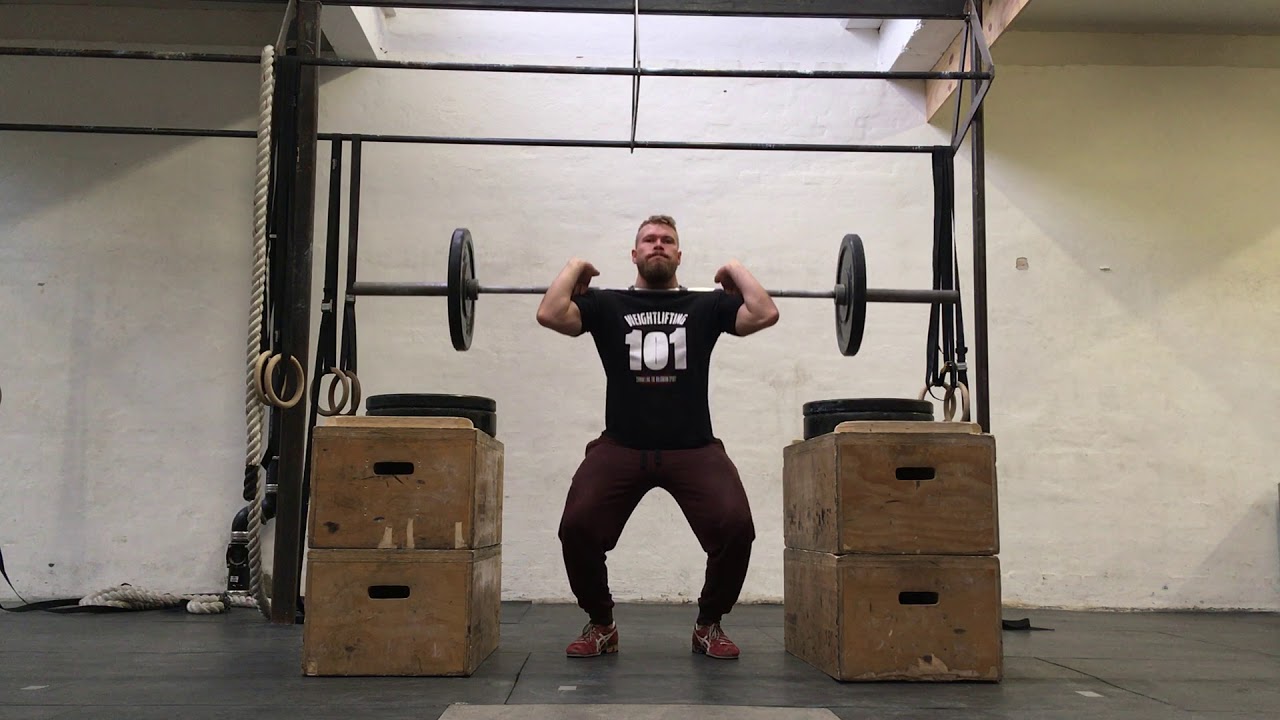 Top-Half Front Squats - YouTube