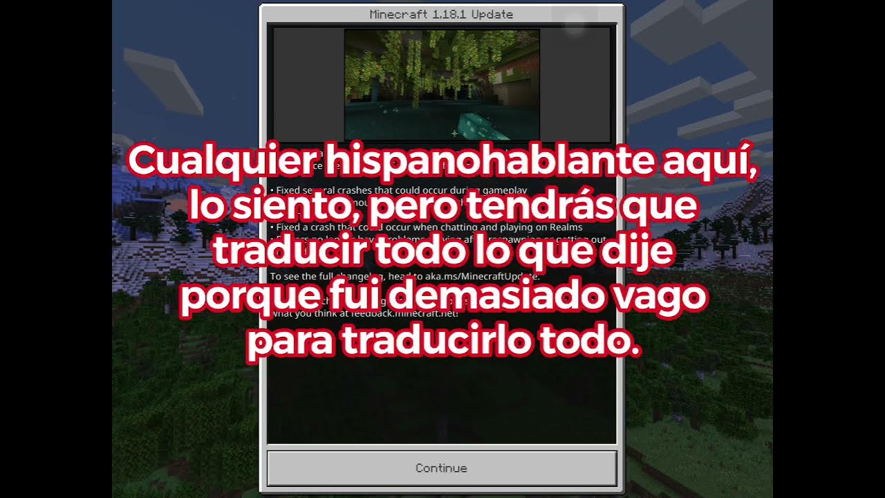 Changing My Minecraft Language to Spanish... - YouTube