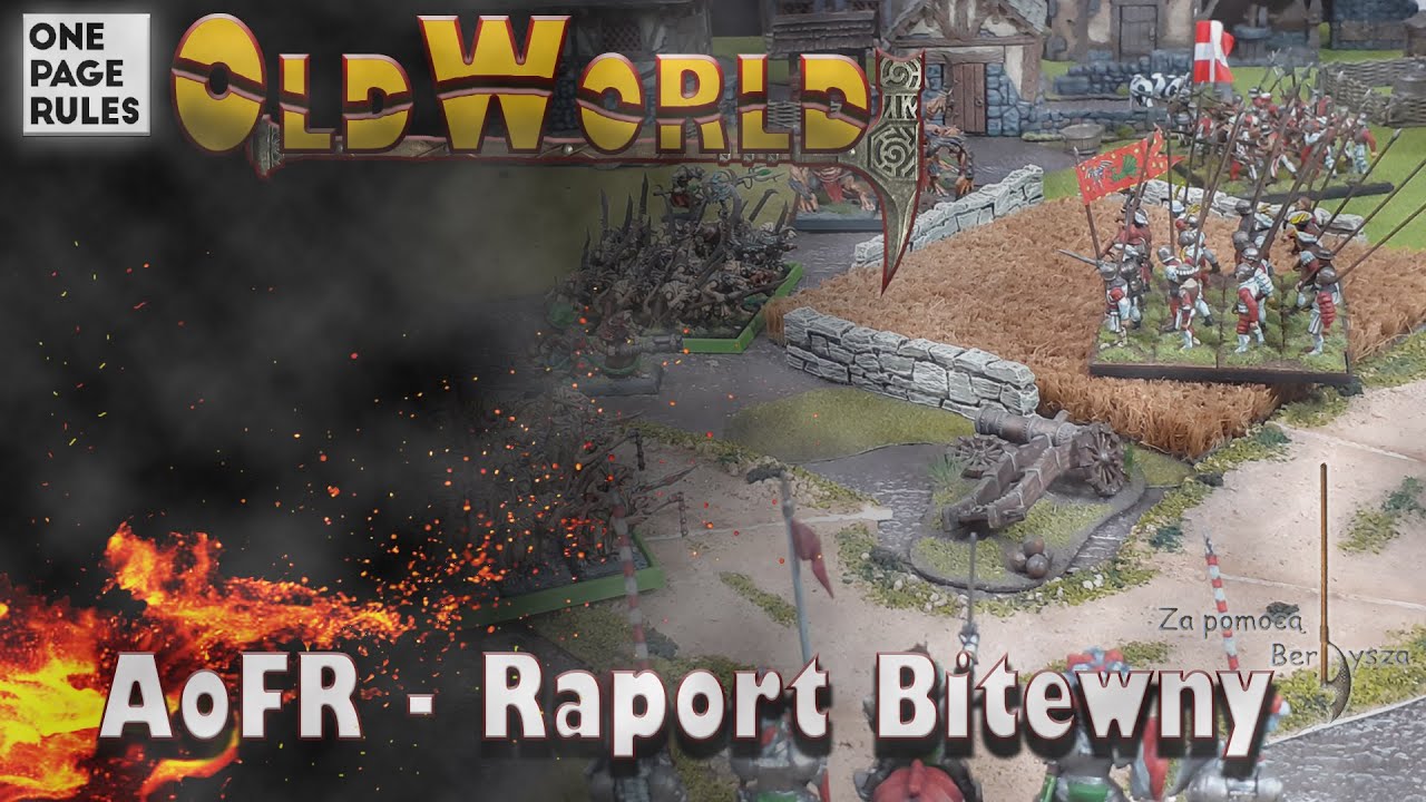 OPR Age of Fantasy: Regiments - Raport Bitewny - Skaveni VS Imperium ...