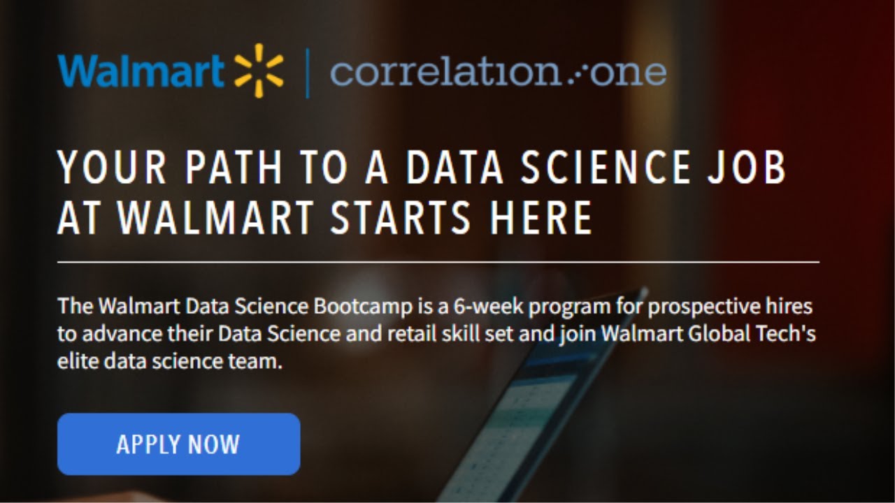 Walmart FREE Data Science Bootcamp by Correlation | Get Hired in Walmart for 2023 💥 - YouTube