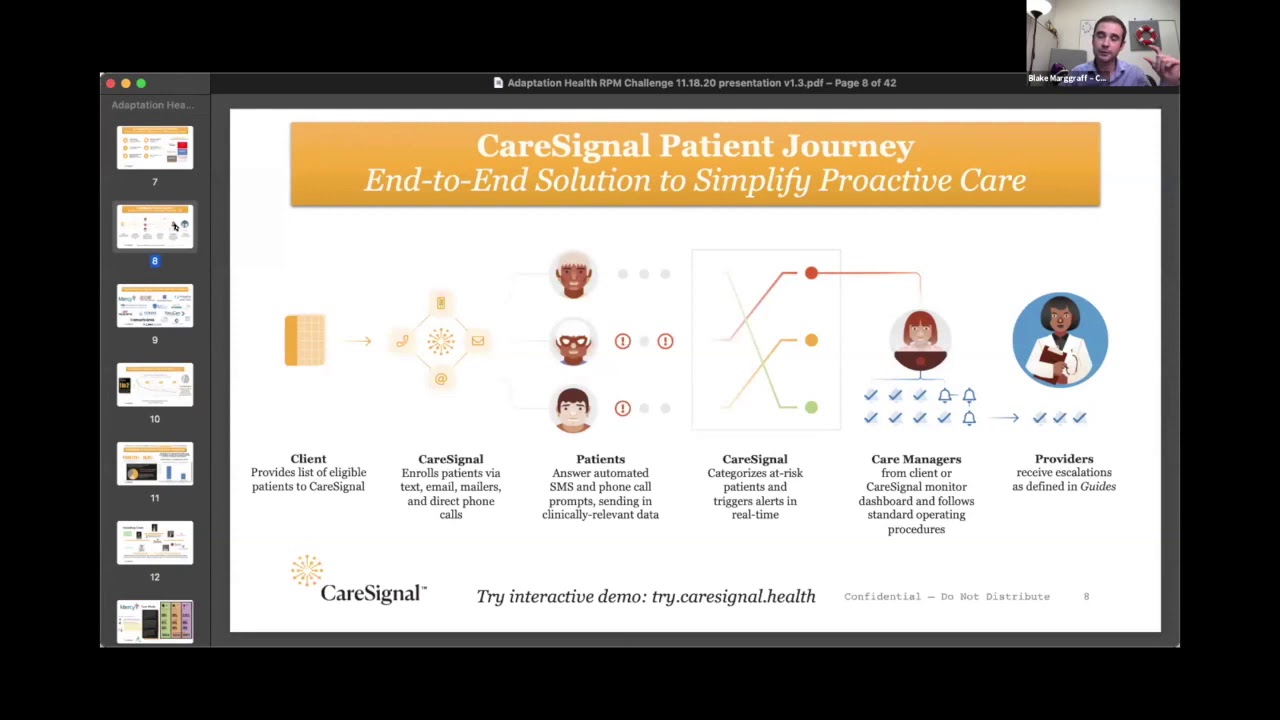 CareSignal Pitch – Remote Patient Monitoring Innovation Showcase (11/18 ...