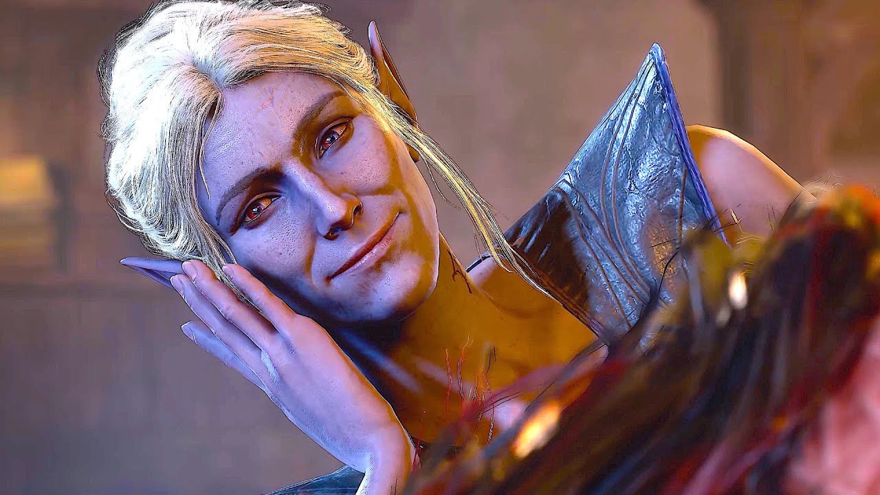 Karlach & Minthara New Romance Scene After The Netherbrain Fight - YouTube