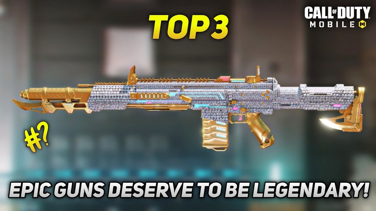 Top 3 Epic guns which deserve to be legendary #codm - YouTube