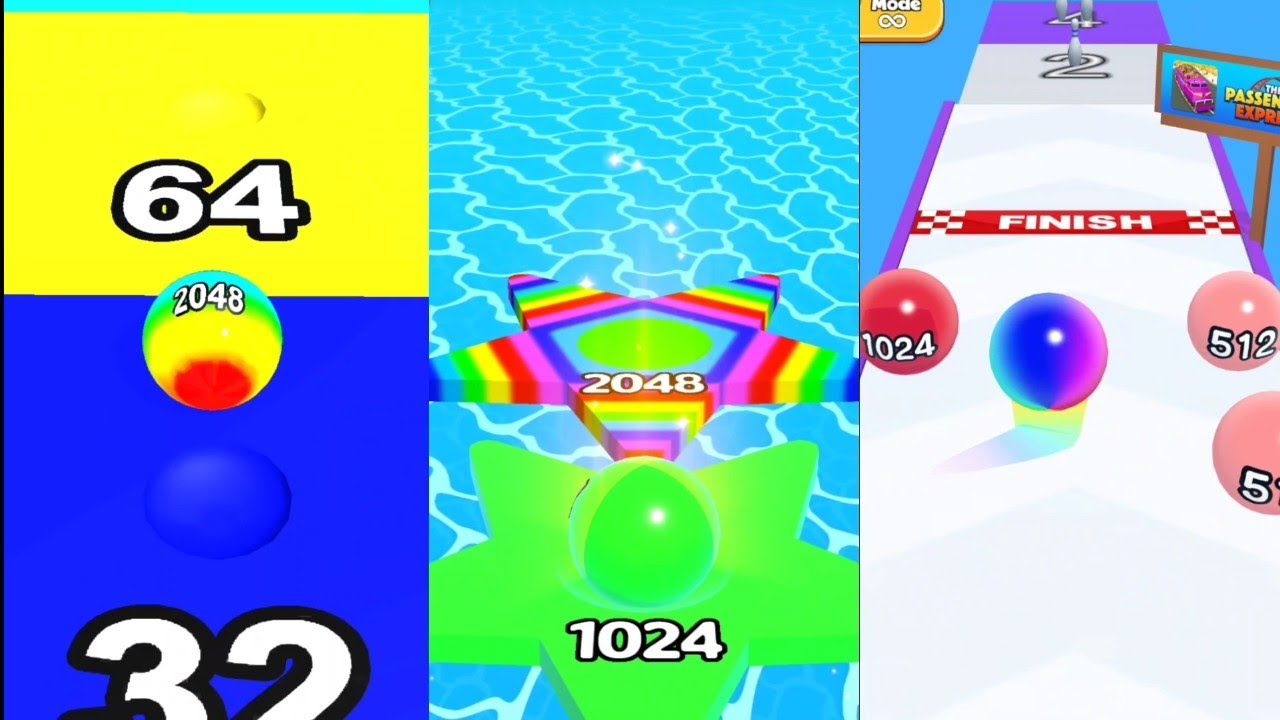 BEST RUNNER BALL GAMES, ALL LEVELS GAMEPLAY WALKTROUGH ANDROID IOS ...