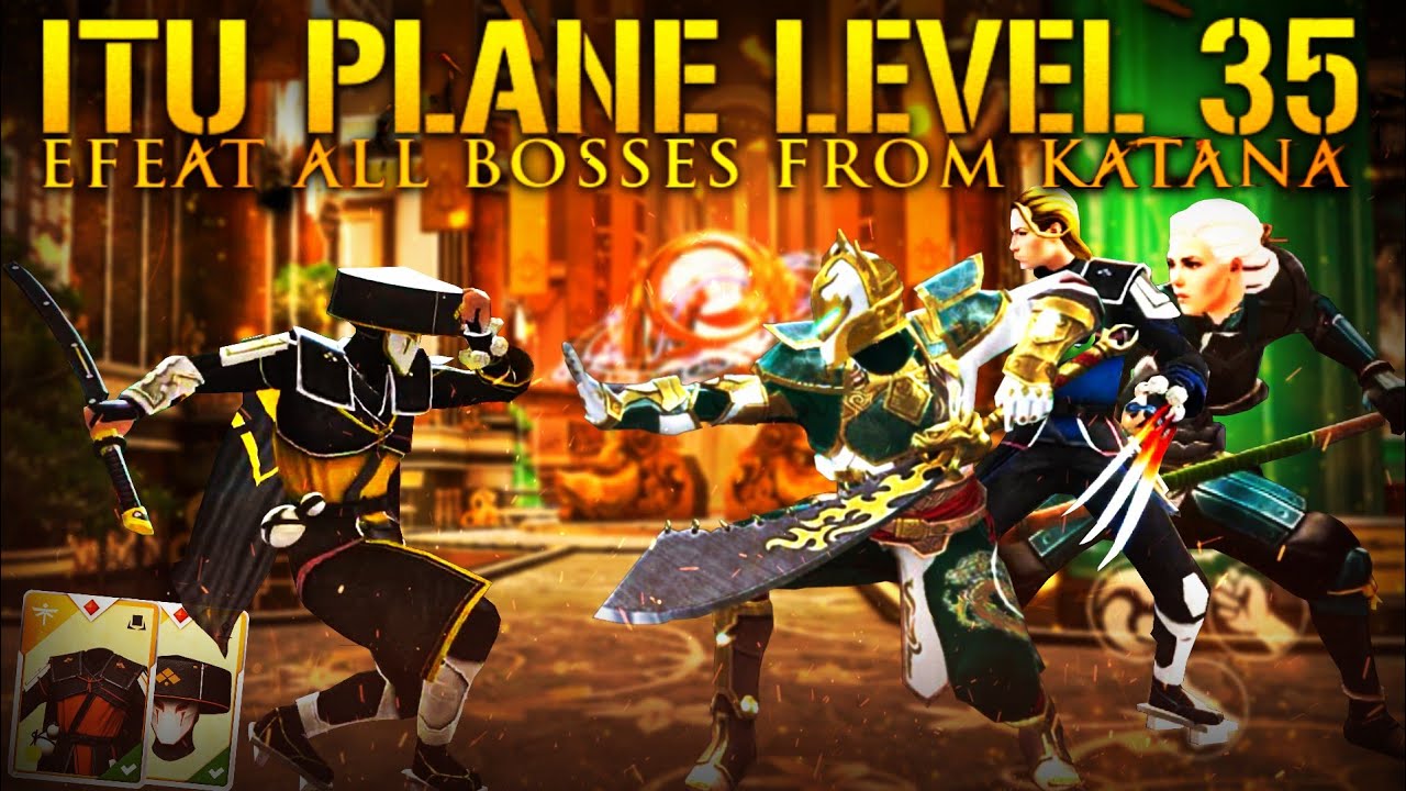 shadow fight 3 | level 35 ending | sf3 itu plane all bosses / sf3 itu ...