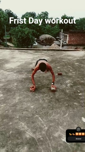 First day workout support me - YouTube