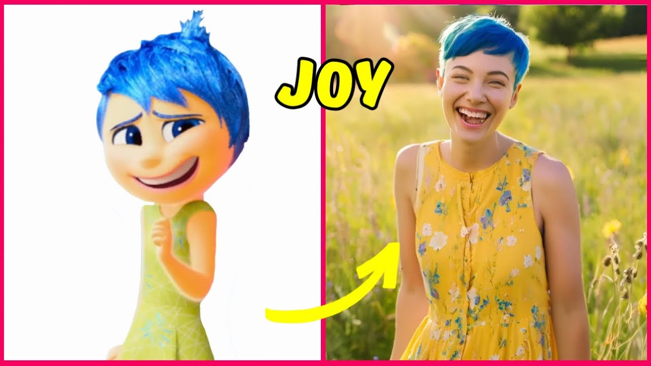 Inside Out 2 Characters in real life & their favorite Drinks! (and ...