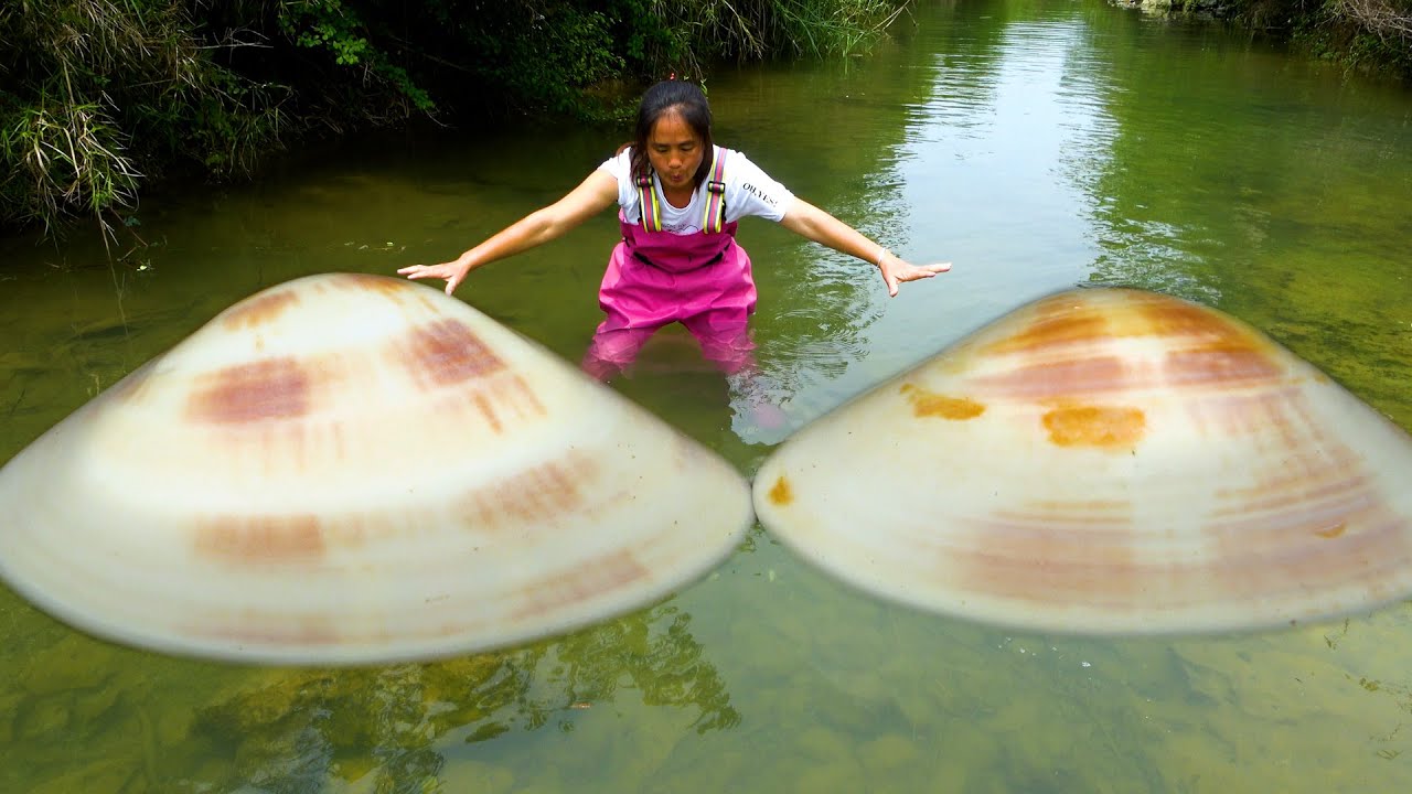Here are exquisite river clams, as well as high-quality pearls - YouTube