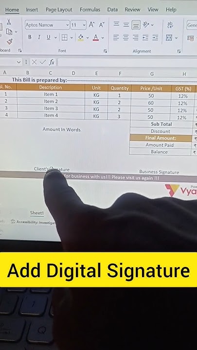 Excel Secrets: How to Add Digital Signatures - YouTube