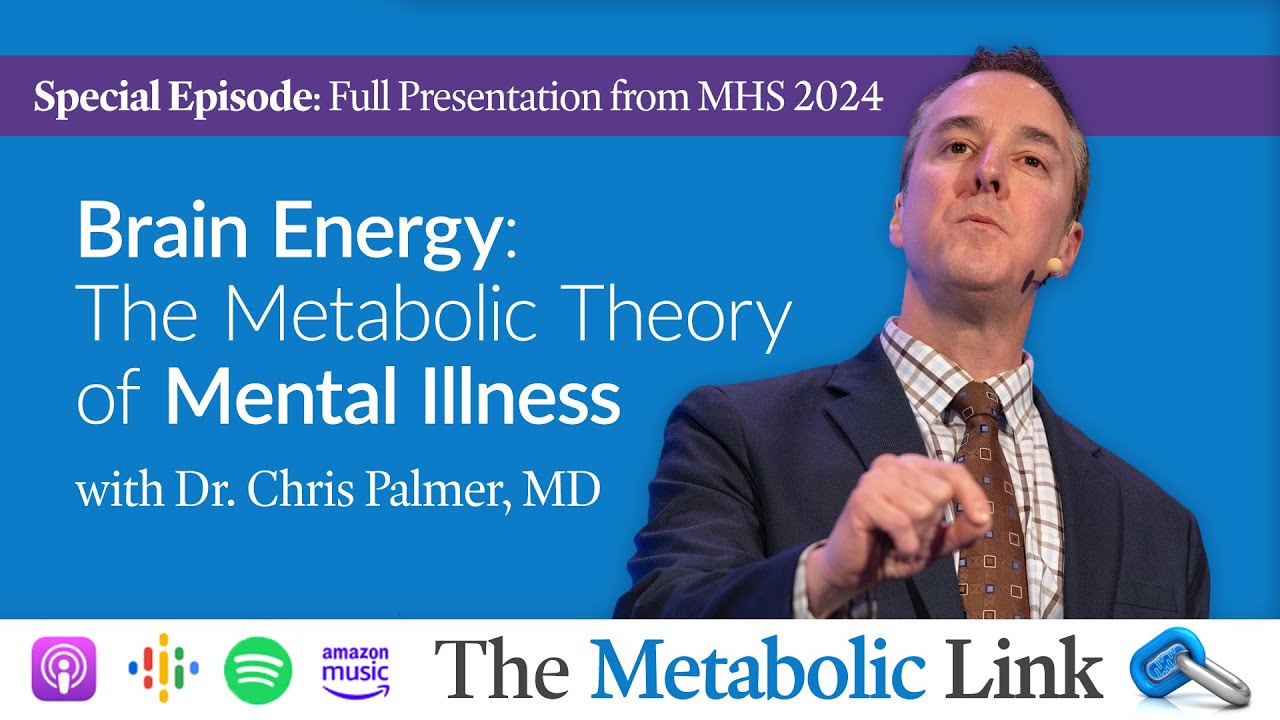 Dr. Chris Palmer | Brain Energy: The Metabolic Theory of Mental Illness | The Metabolic Link Ep ...