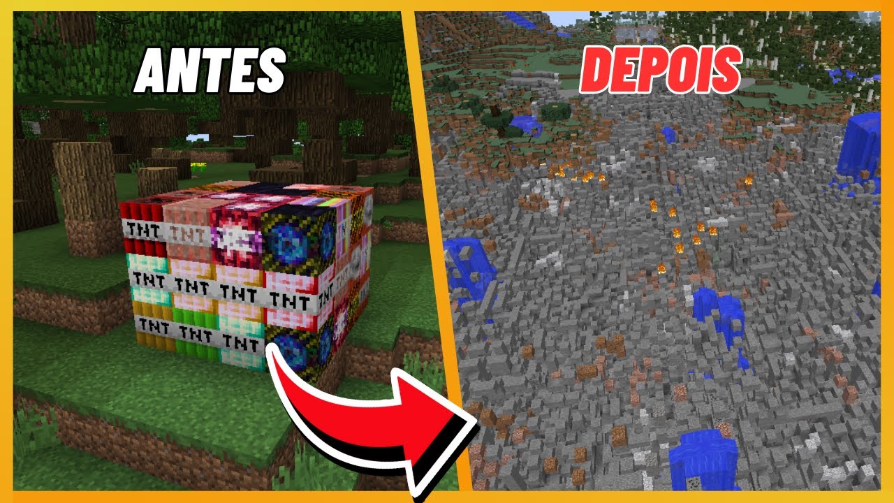 O MELHOR MOD DE TNT DO MINECRAFT ! REVELEI O ROSTO ? - YouTube