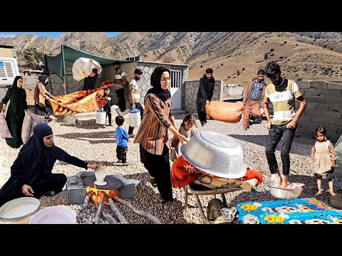 Nomadic life at its peak of beauty | Extraordinary reconstruction and exemplary family cooperation